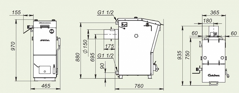 Твердотопливный котел ZOTA Carbon 50 купить в Москве по низкой цене. Гарантия! Монтаж! Доставка!