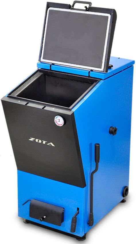 Твердотопливный котел ZOTA Carbon 50 купить в Москве по низкой цене. Гарантия! Монтаж! Доставка!